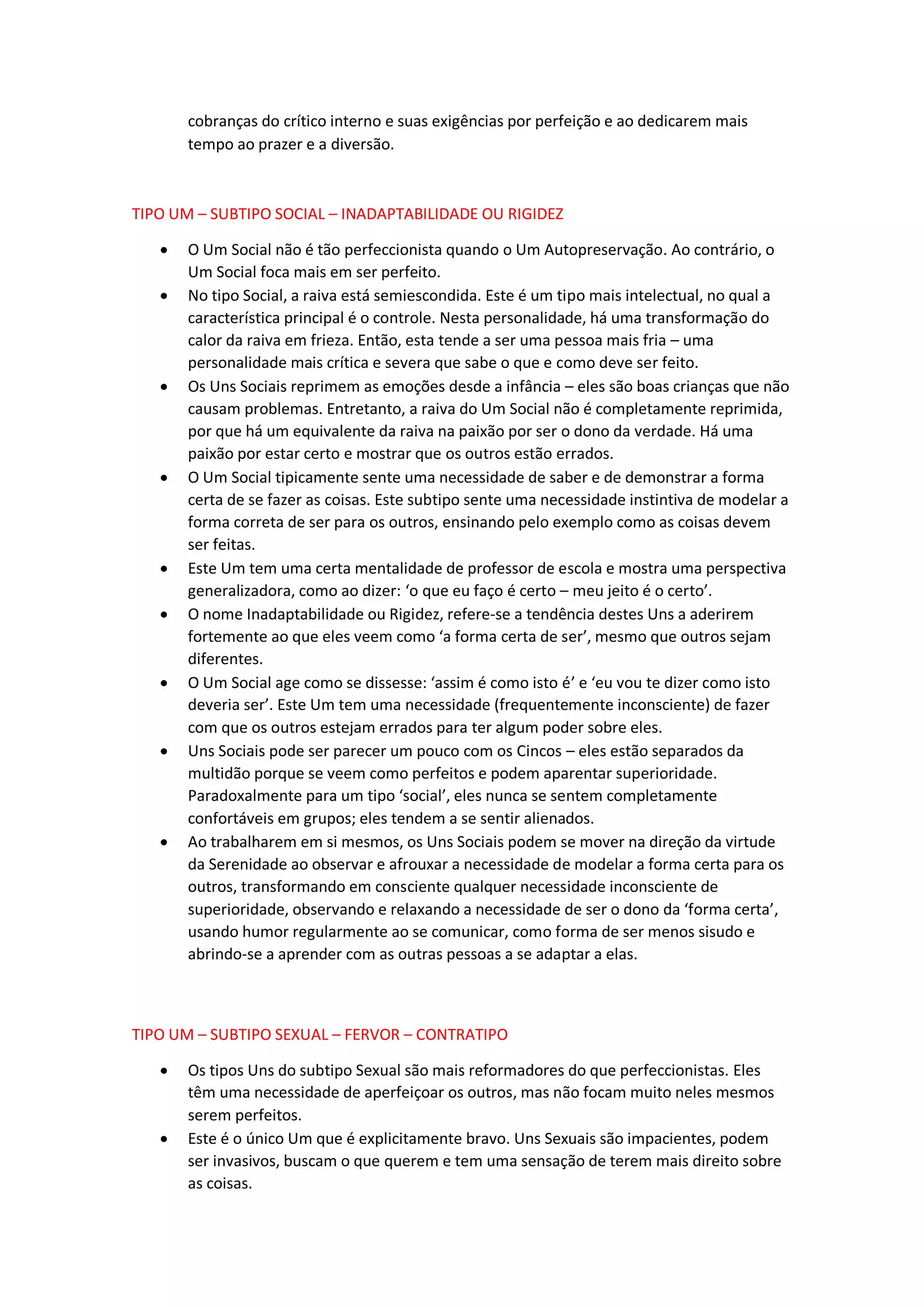 Os 27 subtipos de personalidade do sistema do eneagrama (1) | PDF