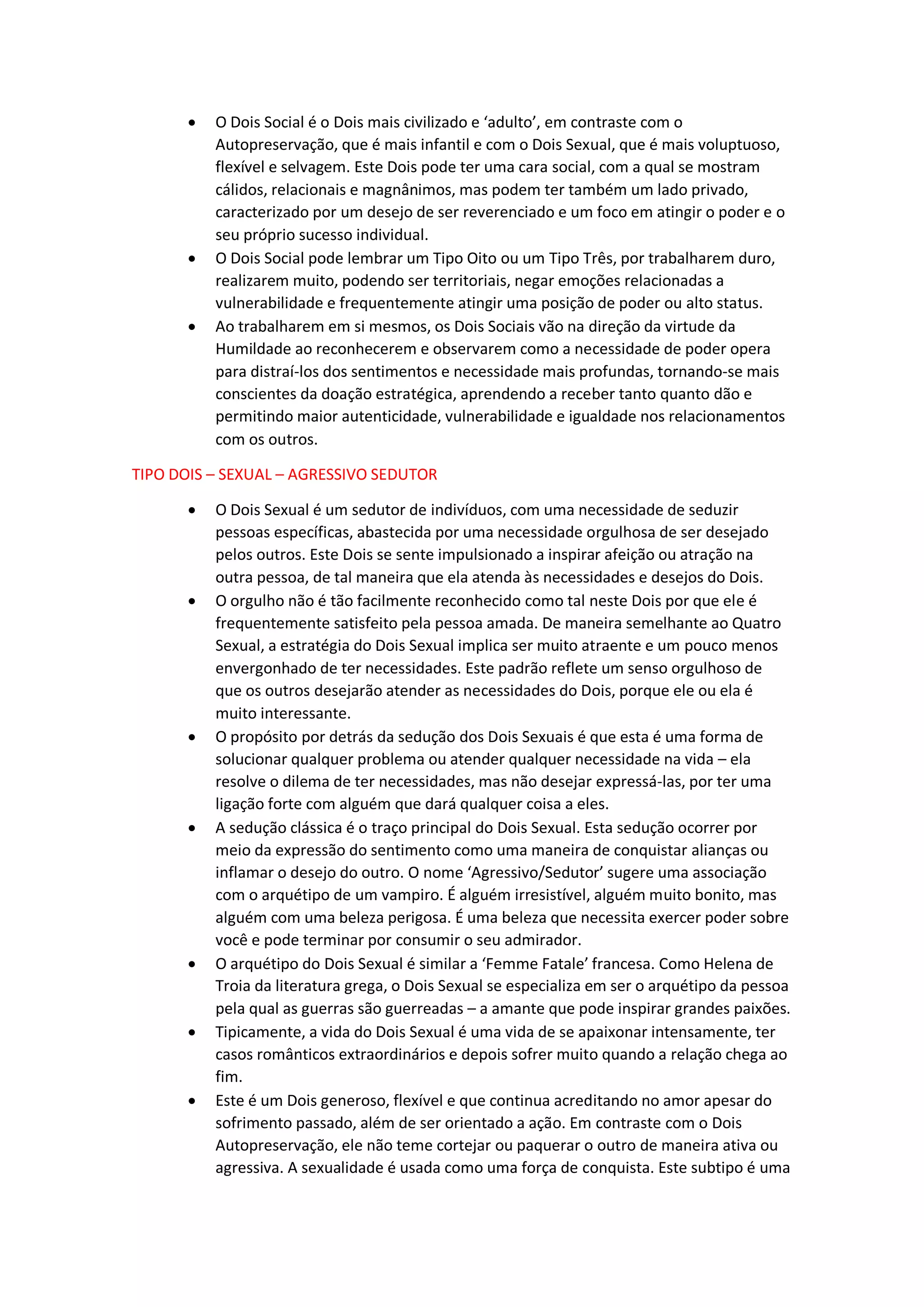 Os 27 subtipos de personalidade do sistema do eneagrama (1) | PDF