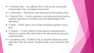 Chapter 2 Introduction to Unix Concepts | PPTX