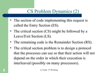 operating system the critical section problem | PPT