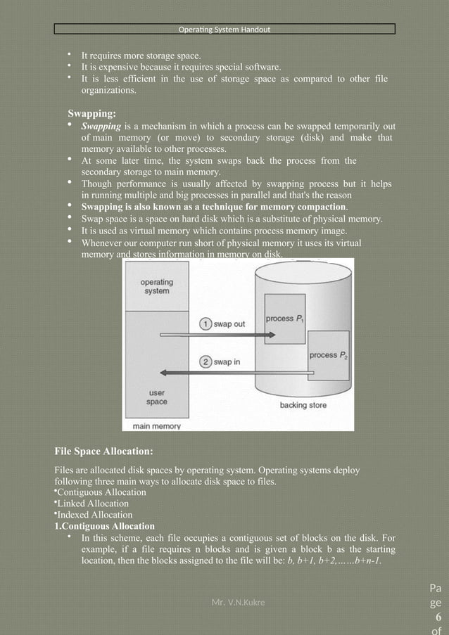 Operating System File Management Concepts Ppt Operating Systems Computer Software And