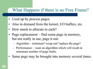 Segmentation and paging | PPT | Operating Systems | Computer Software and Applications