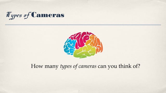 Lesson 3 • Types of Cameras | PPT | Cameras and Camcorders | Consumer ...
