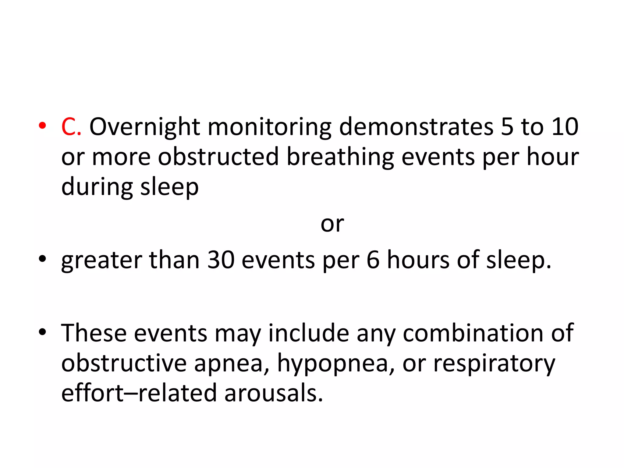 Obstructive Sleep Apnea (OSA) | PPTX