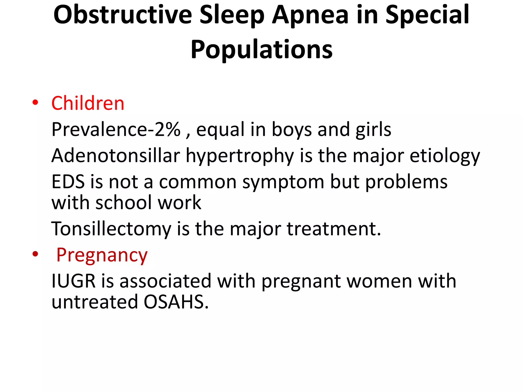 Obstructive Sleep Apnea (OSA) | PPTX
