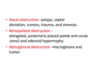 Obstructive Sleep Apnea (OSA) | PPTX