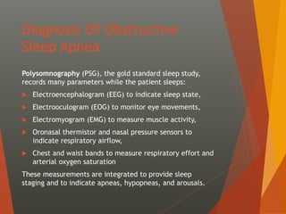 Obstructive Sleep Apnea | PPTX