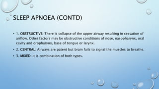 OSA.pptx | Ear, Nose and Throat Conditions | Diseases and Conditions
