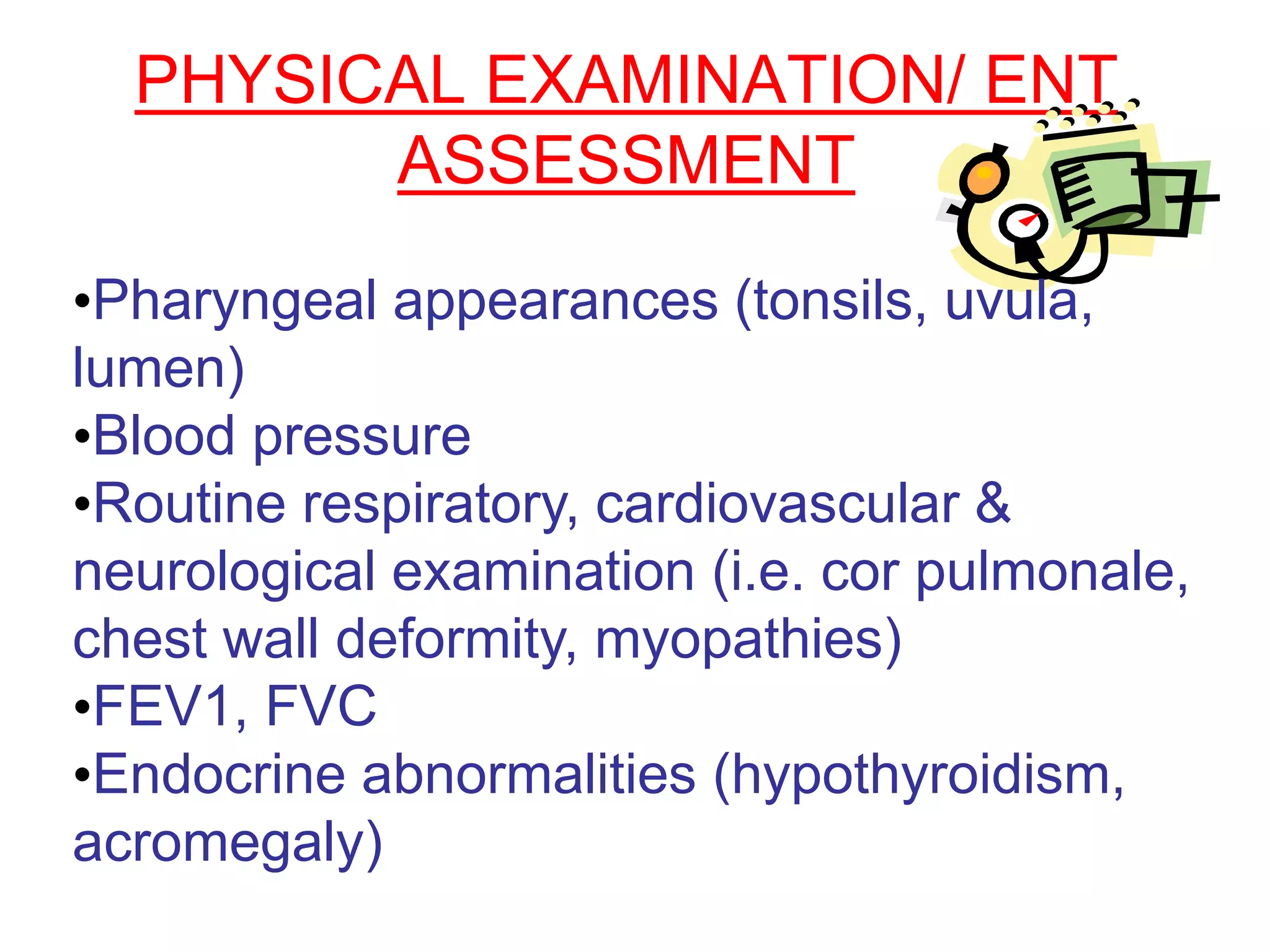 Obstructive Sleep Apnoea Pptx