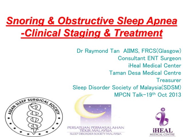Obstructive Sleep Apnoea | PPTX | Sleep Disorders | Diseases and Conditions