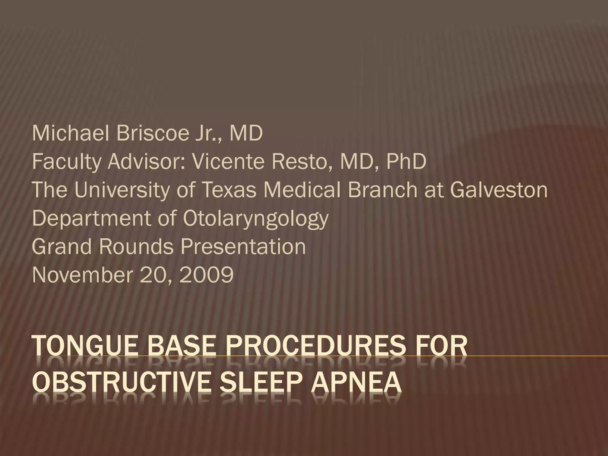 Osa tongue-based- Surgical Procedures | PDF
