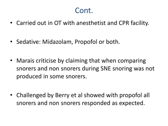 Obstructive Sleep Apnoea Ppt 0209