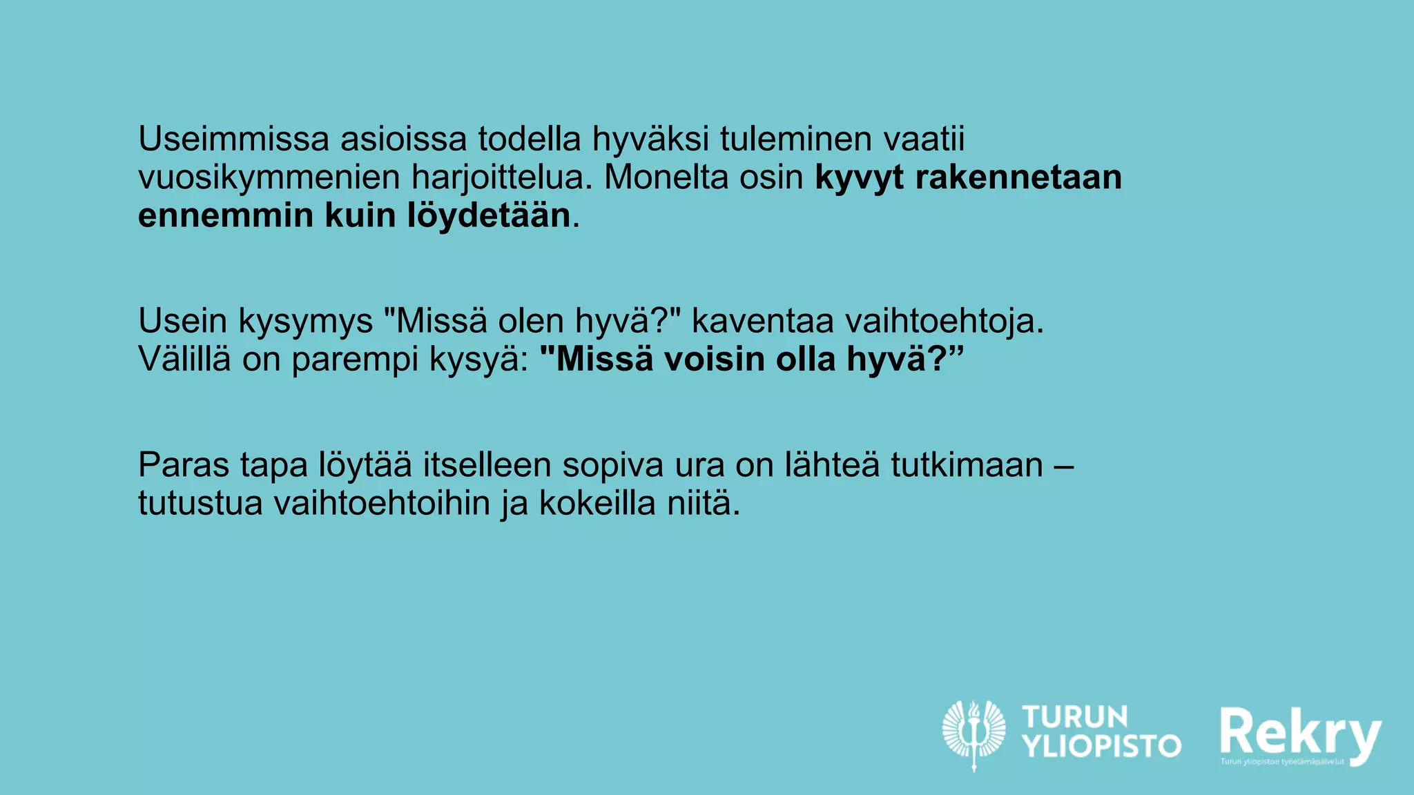 Osaamisen tunnistaminen ja markkinointi | PPT