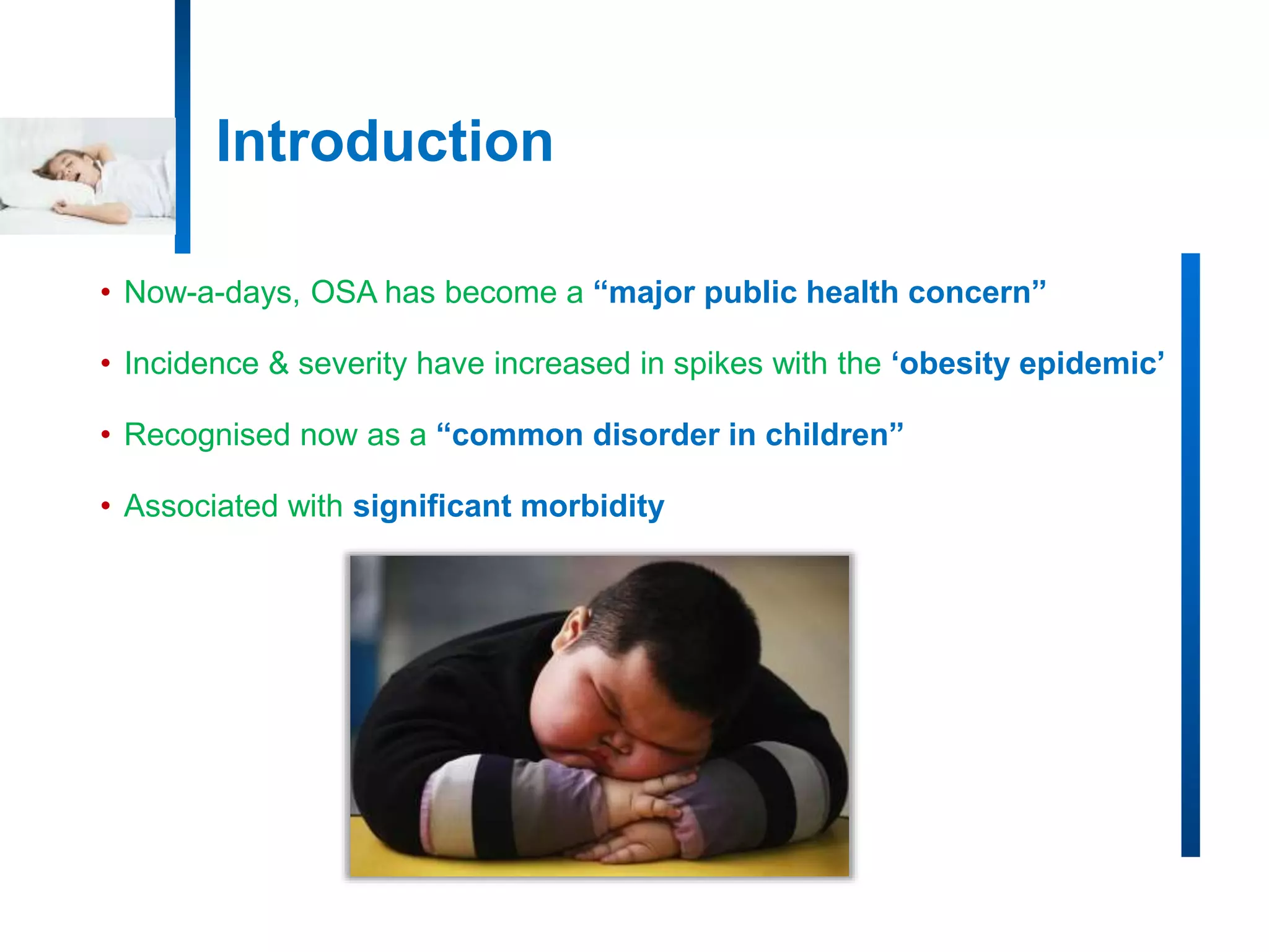 Perioperative considerations for OSA in Children | PPTX