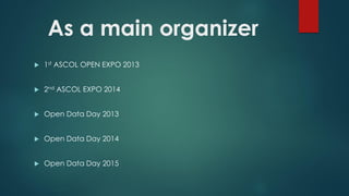 Open Source Ascol Community(OSAC) Introduction and Overview | PPT