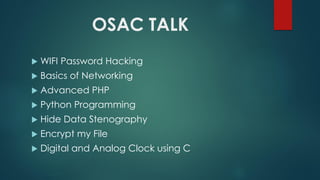 Open Source Ascol Community(OSAC) Introduction and Overview | PDF