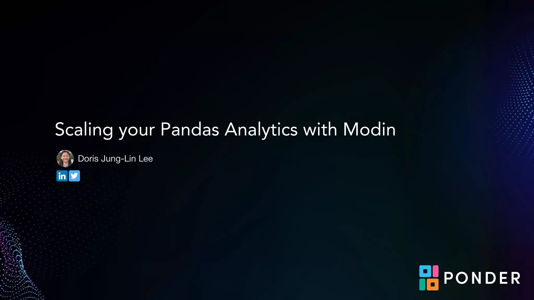 OSA Con 2022 - Scaling your Pandas Analytics with Modin - Doris Lee - Ponder.pdf