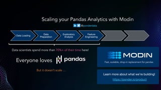 OSA Con 2022 - Scaling your Pandas Analytics with Modin - Doris Lee - Ponder.pdf
