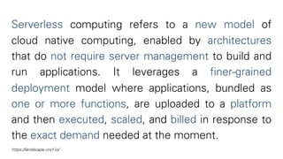 Serverless is the next logical Evolution in Cloud Native Software Development | PPT