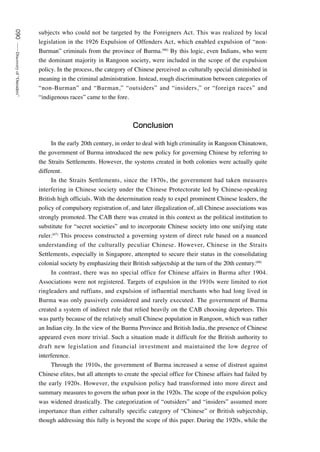 Discovery of "Outsiders": The Expulsion of Undesirable Chinese and ...