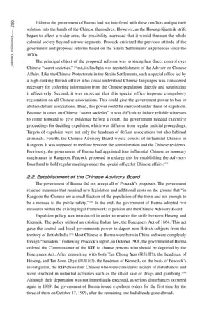 Discovery of "Outsiders": The Expulsion of Undesirable Chinese and ...