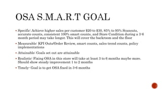 OSA Walgreens Leap Project | PPTX