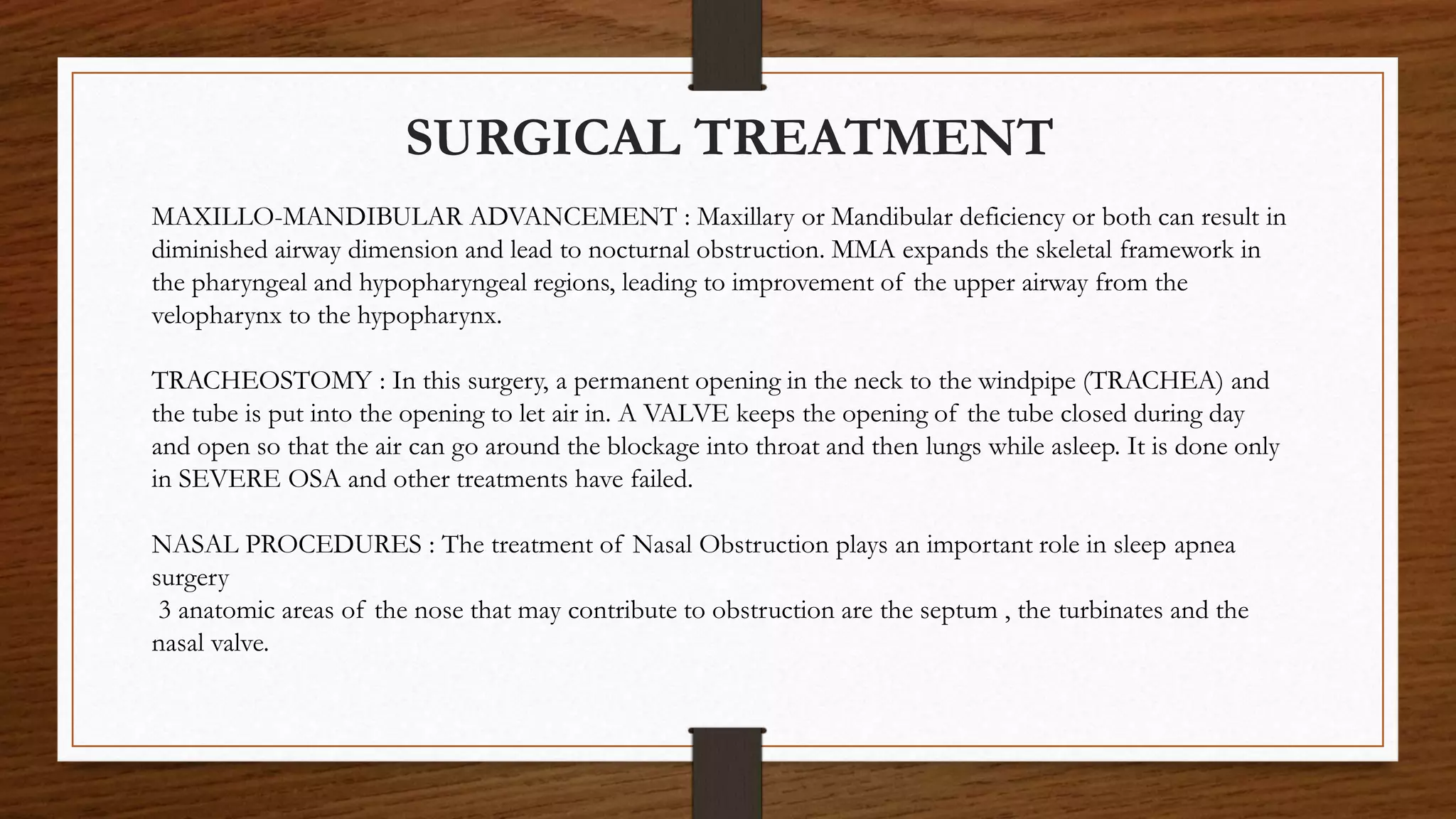 OSA (Obstructive Sleep Apnea) | PPT