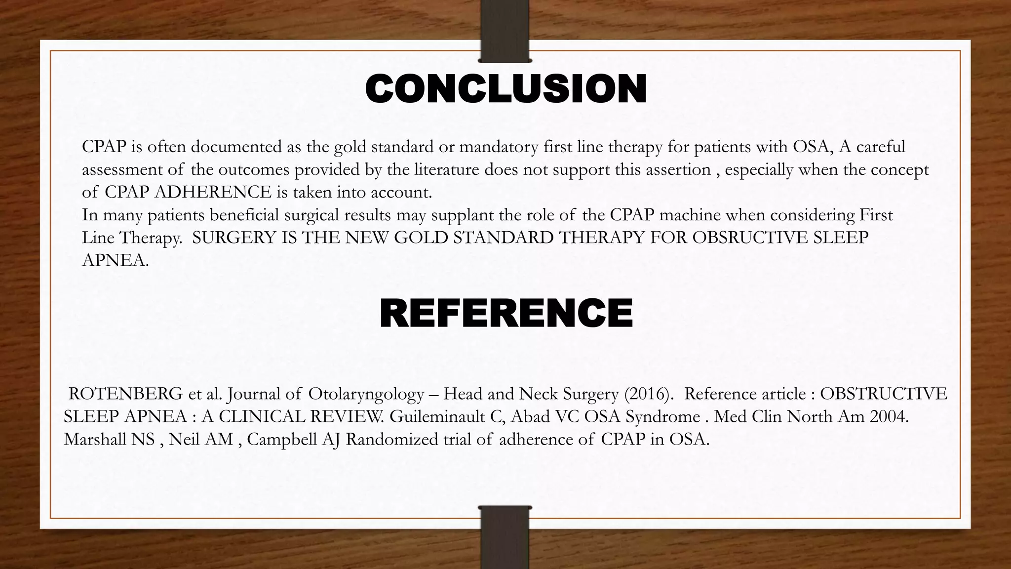 OSA (Obstructive Sleep Apnea) | PPT