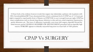 OSA (Obstructive Sleep Apnea) | PPTX