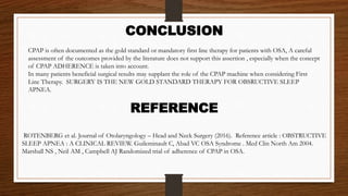 OSA (Obstructive Sleep Apnea) | PPT