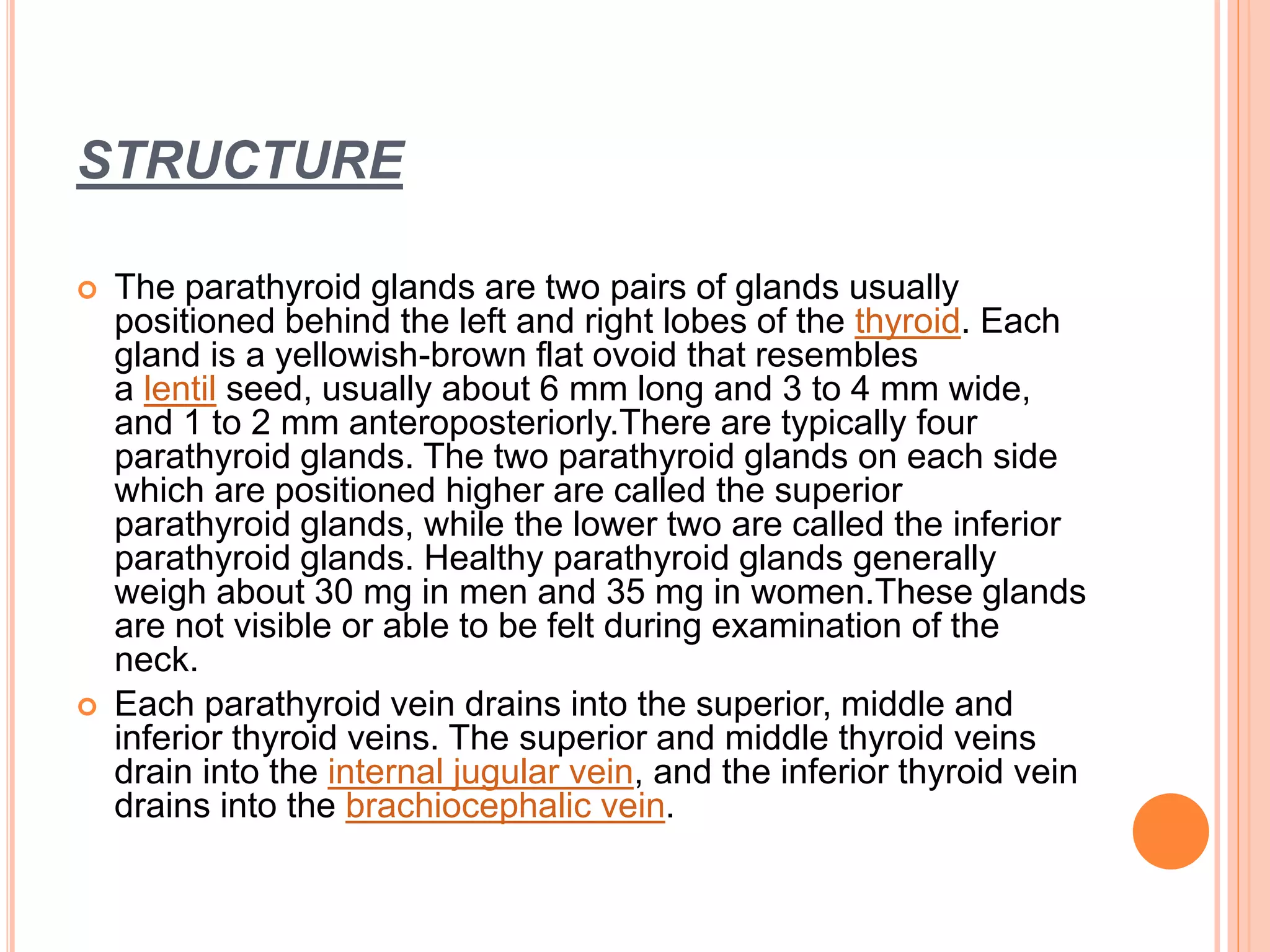 PARATHYROID GLANDS | PPT