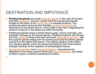 PARATHYROID GLANDS | PPTX