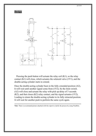 Automation / Mechatronics/ Electro hydraulic task : stamping process | PDF