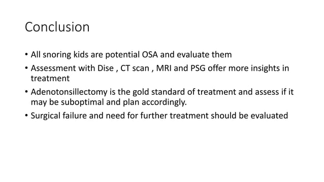 Osa in children by DR shashidhar tatavarthy | PDF