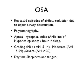 Osa in ophthlamology | PPT