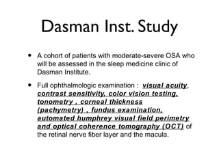 Osa in ophthlamology | PPT