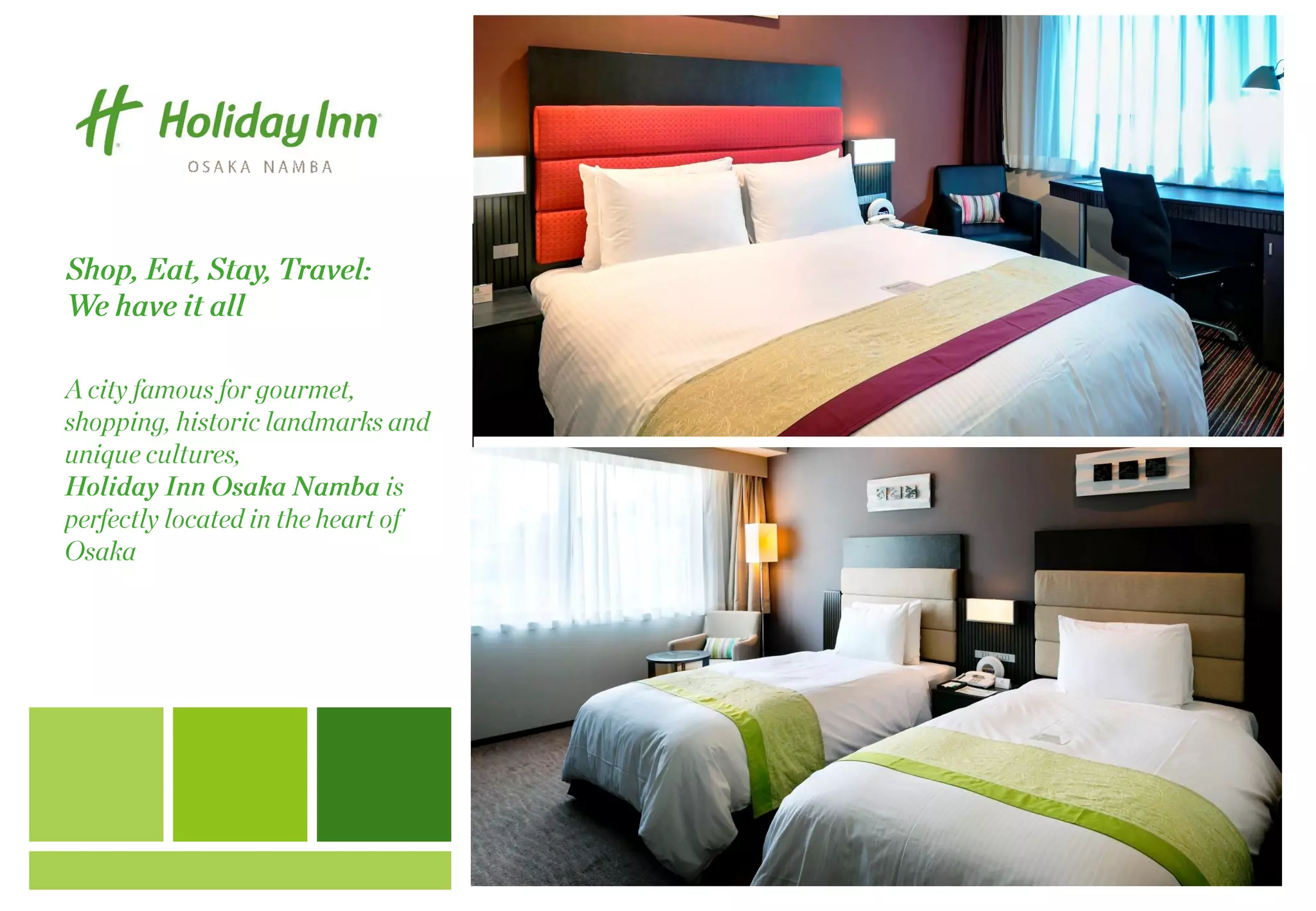 Holiday Inn Osaka Namba - ebrochure 2018 (ihg japan) | PDF
