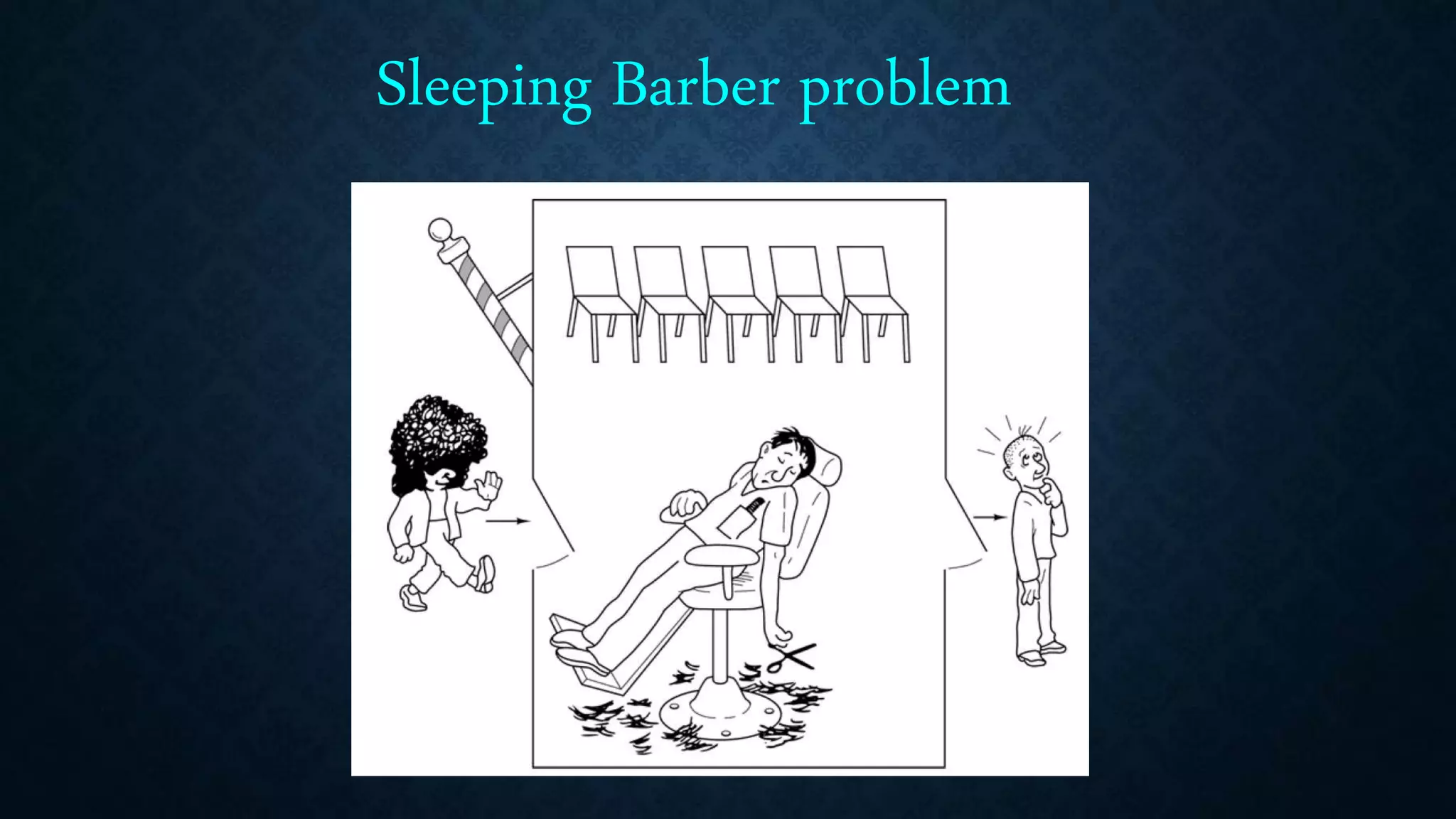 Sleeping barber problem | PPTX