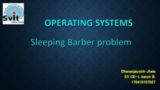 Sleeping barber problem | PPTX