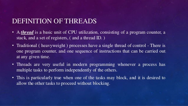 Operating system: threads(mulithreading,benefits of threads, types of…