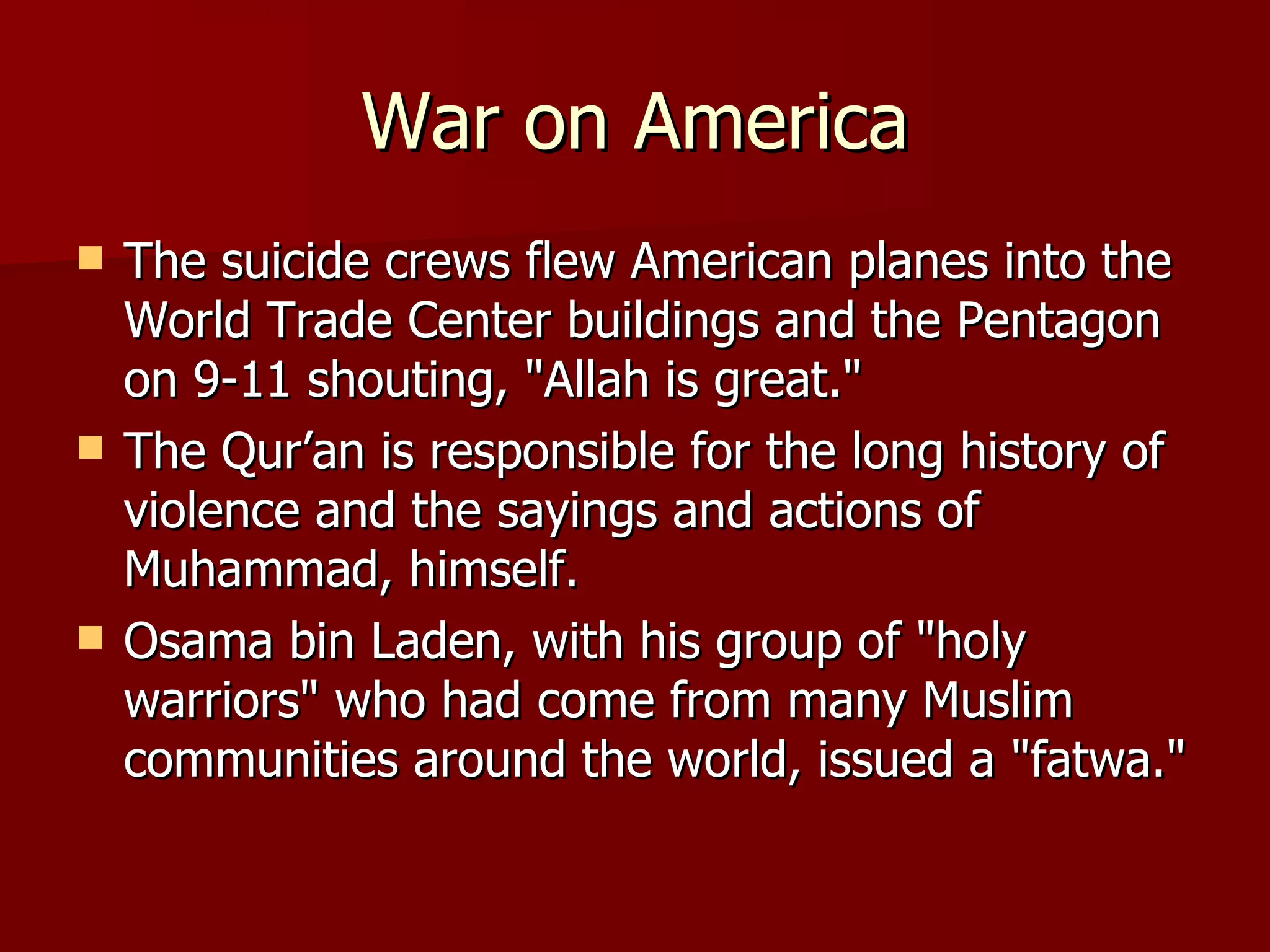 Osama Bin Laden Presentation | PPT
