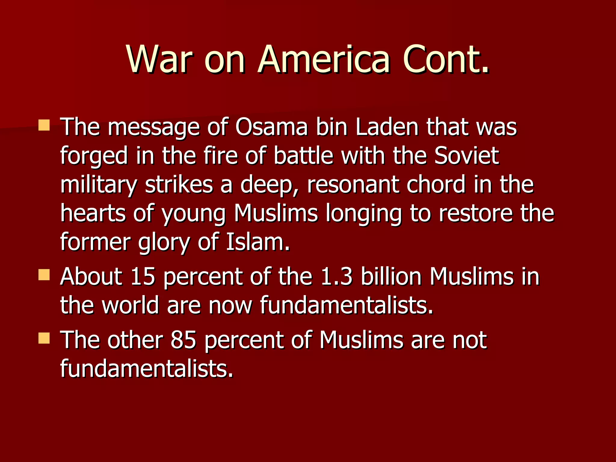 Osama Bin Laden Presentation | PPT