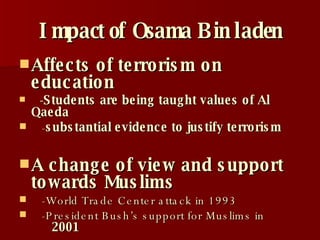 Osama Bin Laden Presentation | PPT