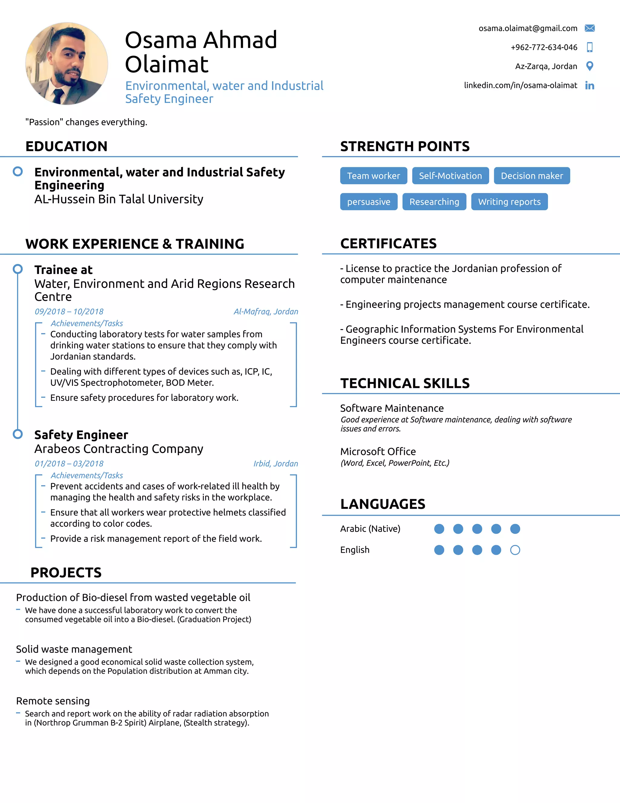 Osama olaimat cv | PDF