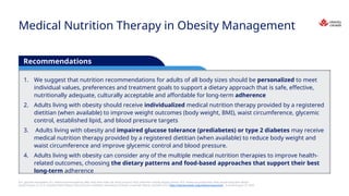 Guidelines in Obesity management | PPTX