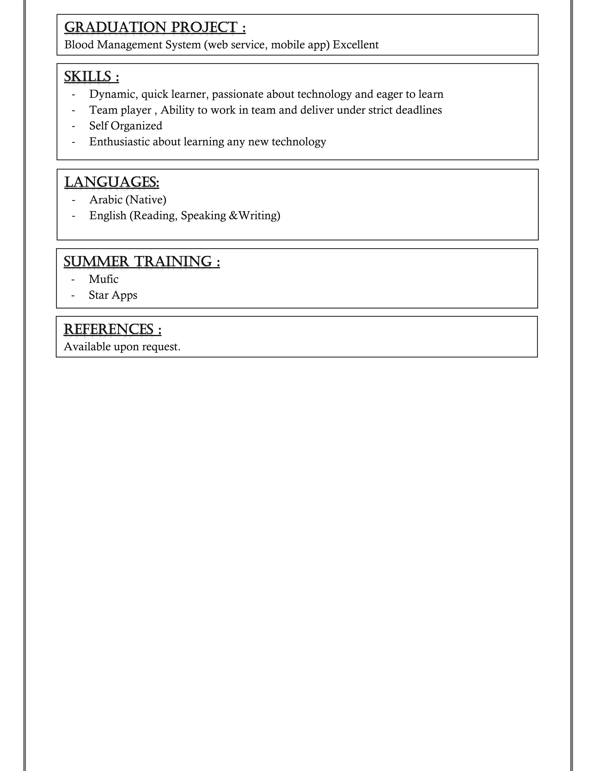 Osama Mohammed Saeid cv | PDF