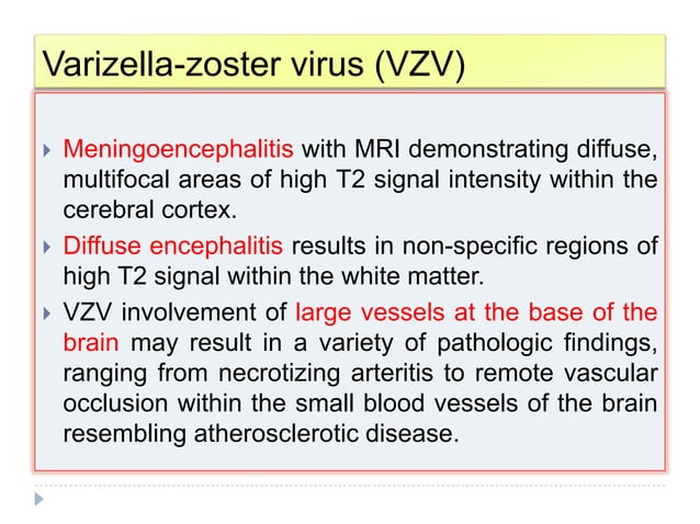 imaging of viral encephalitis | PPTX | Infectious Diseases | Diseases ...