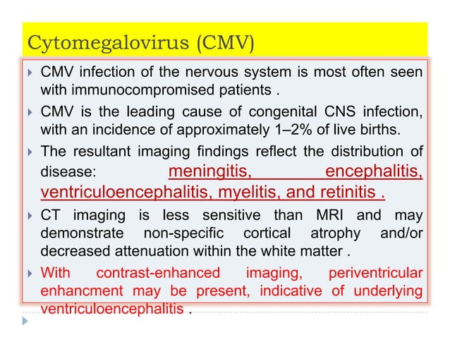 imaging of viral encephalitis | PPTX | Infectious Diseases | Diseases ...