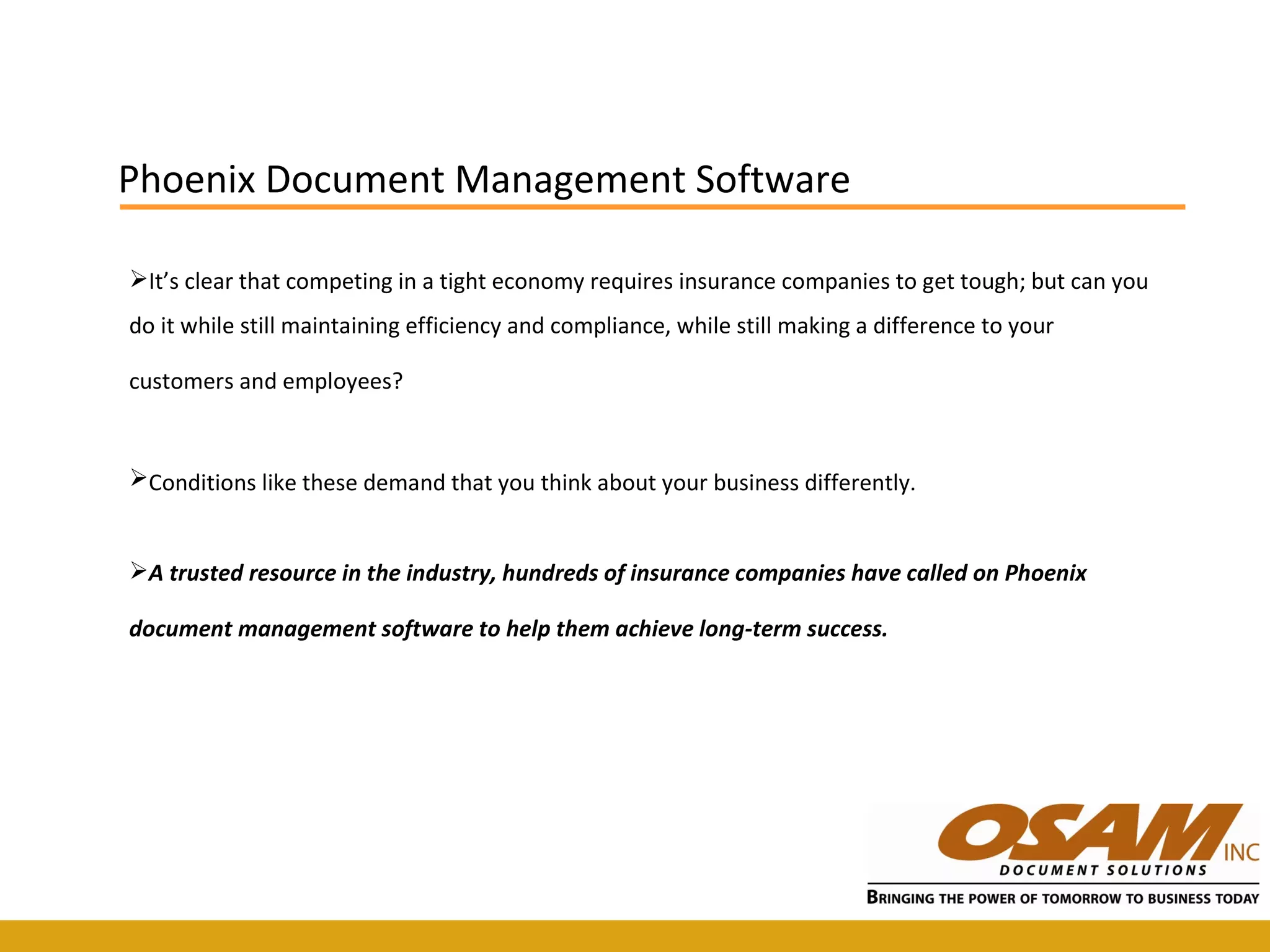 Phoenix Document Management Software: The Gateway to Success