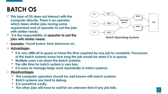 Operating system and building blocks.pptx | Operating Systems | Computer Software and Applications